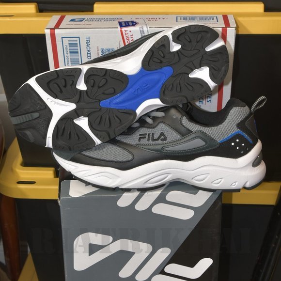 Fila | Shoes | Mens Envizion Fila Running Walking Casual Shoe Grey ...